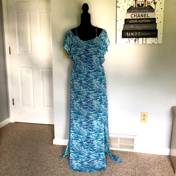 Charming Charlie | Dresses | Nwt Charming Charlies Sheer Overlay Maxi ...